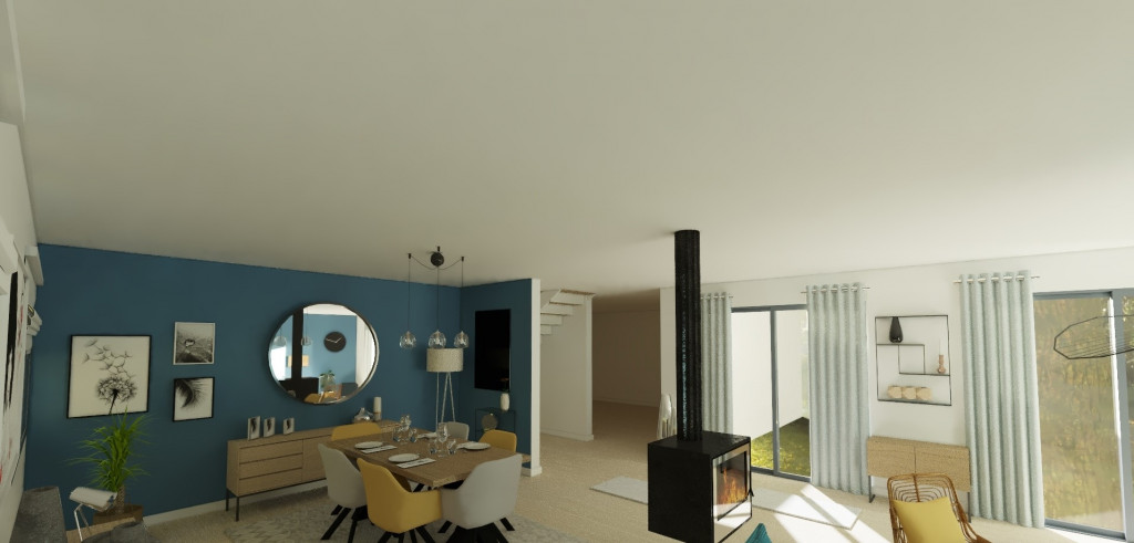 Aménagement et décoration d’un double séjour d’une maison à Bordeaux ...