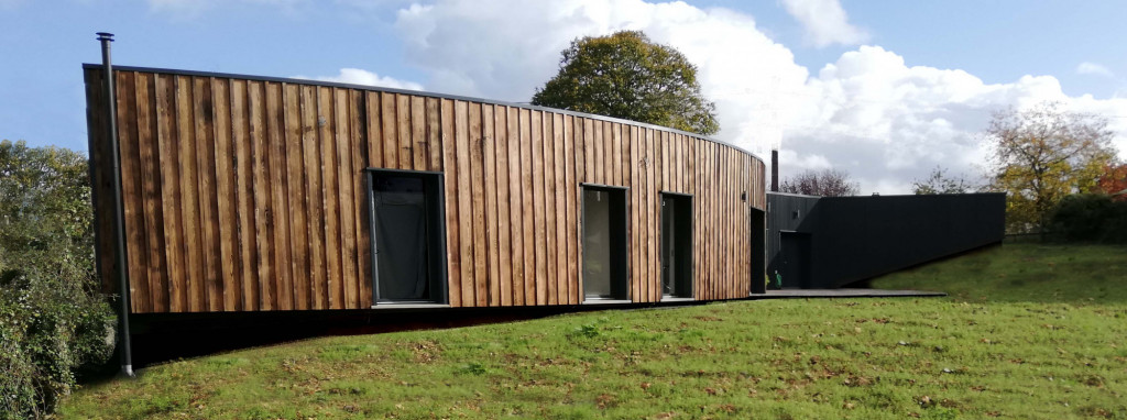 Création maison paille, par A SPHERE ARCHITECTURE – ArchiMaison